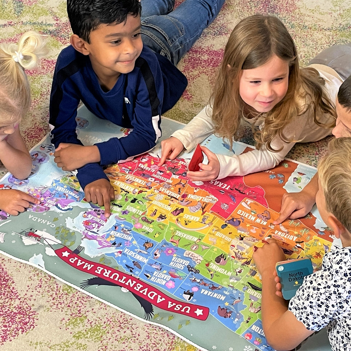 Kids USA Map and Geography Game Bundle – GeoJango Maps