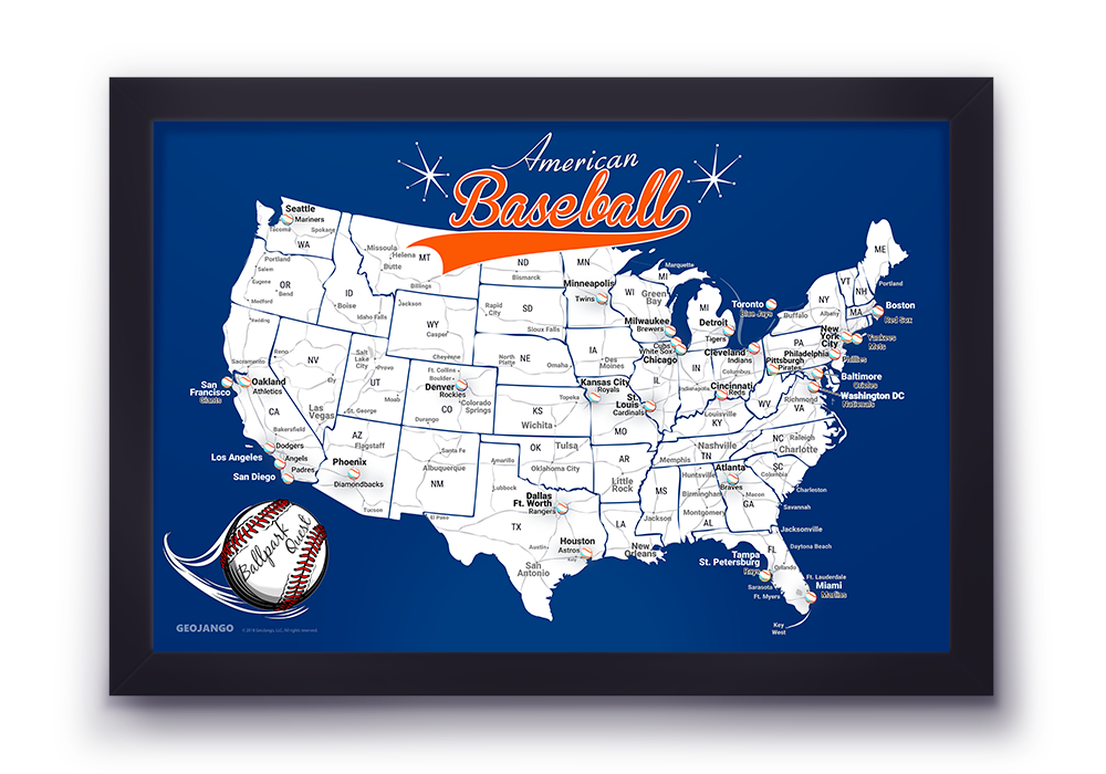 Baseball Stadium Map New York Mets – GeoJango Maps
