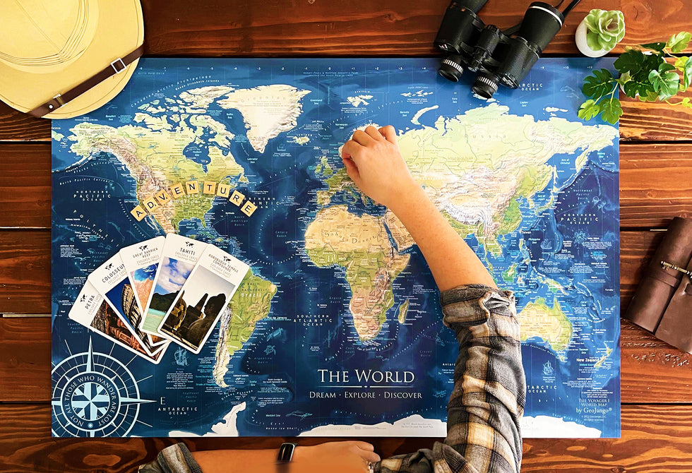 10 Reasons Why a Push Pin Travel Map is a Must-Have – GeoJango Maps