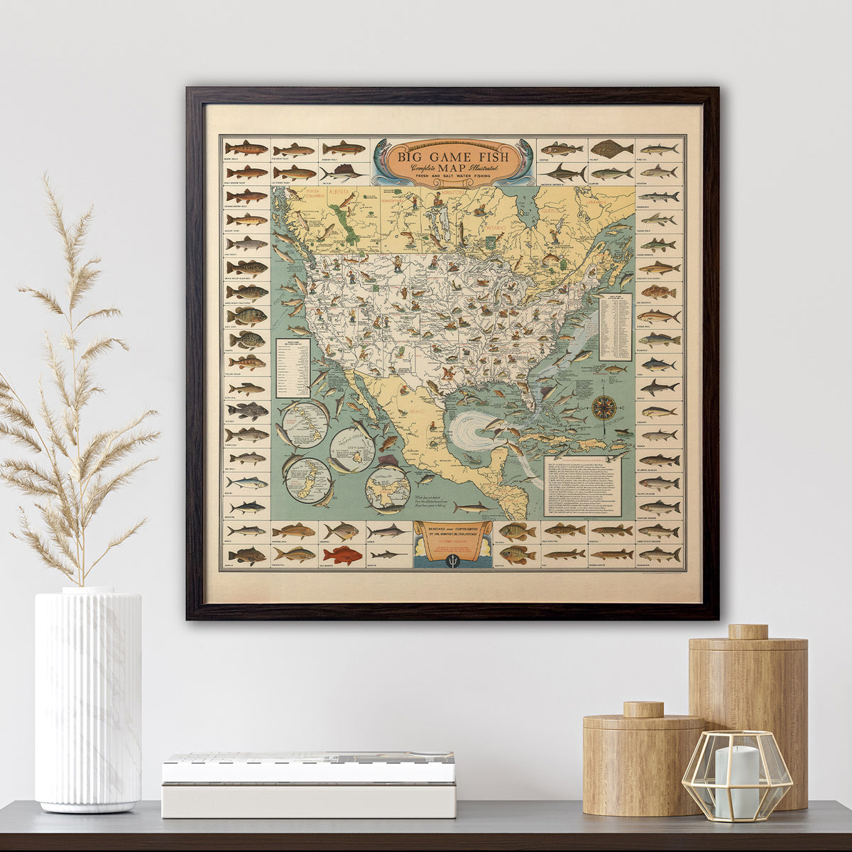 USA Fishing Map – GeoJango Maps