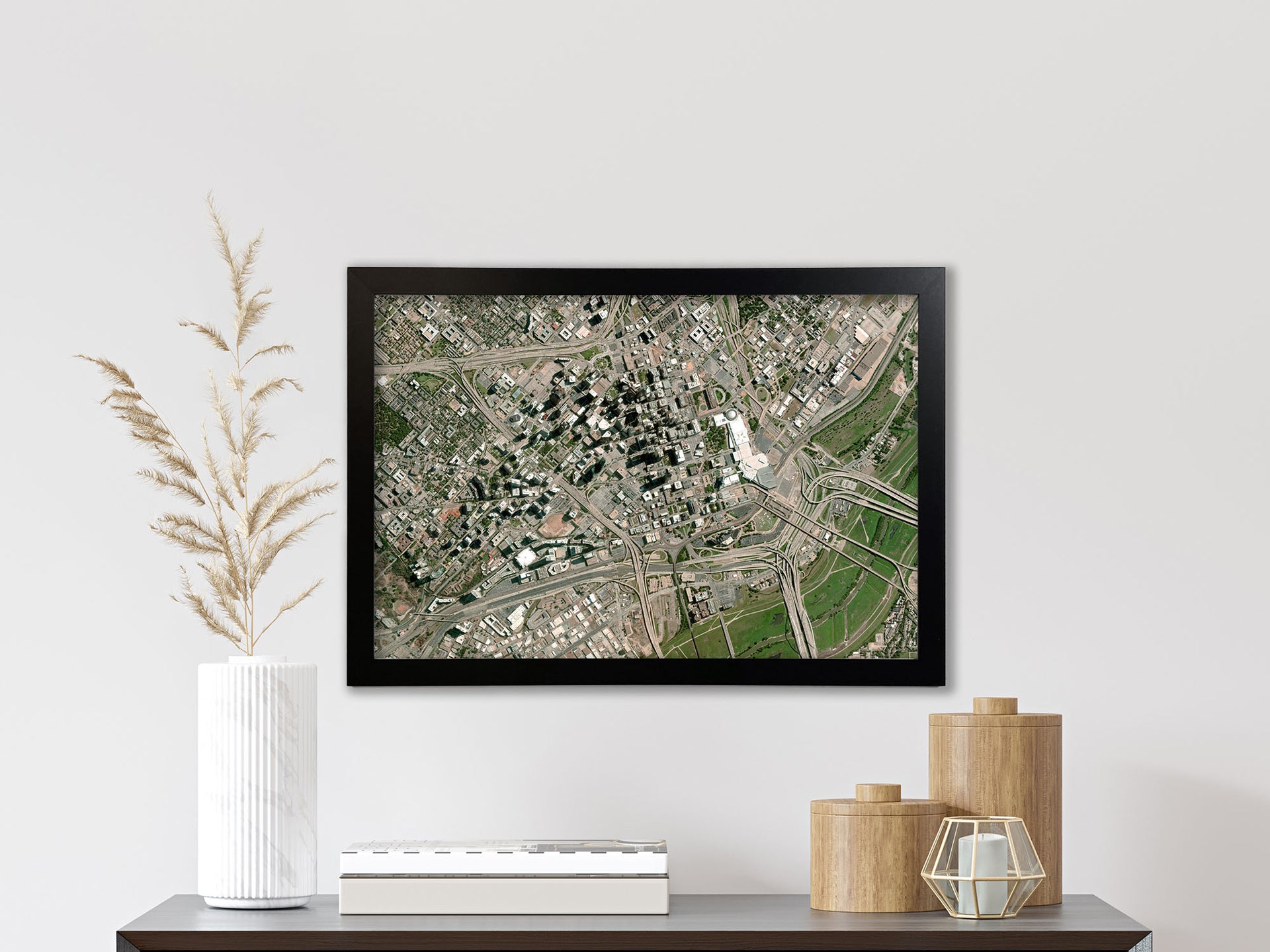 Downtown Dallas View from Space – GeoJango Maps