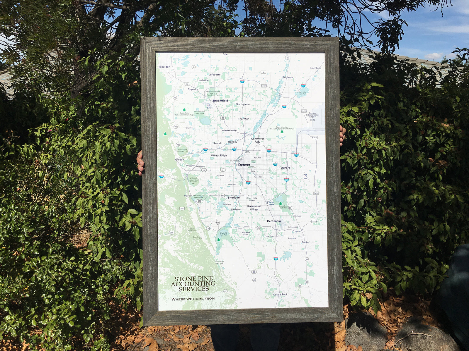 Custom City Business Map: Detailed Push Pin Map for Your Business ...