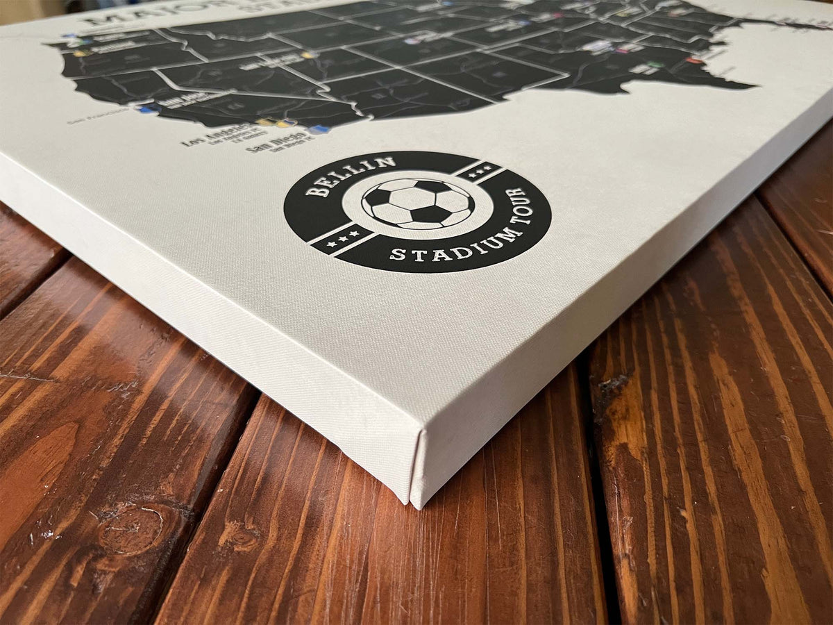 USA Soccer Stadium Team Map – GeoJango Maps