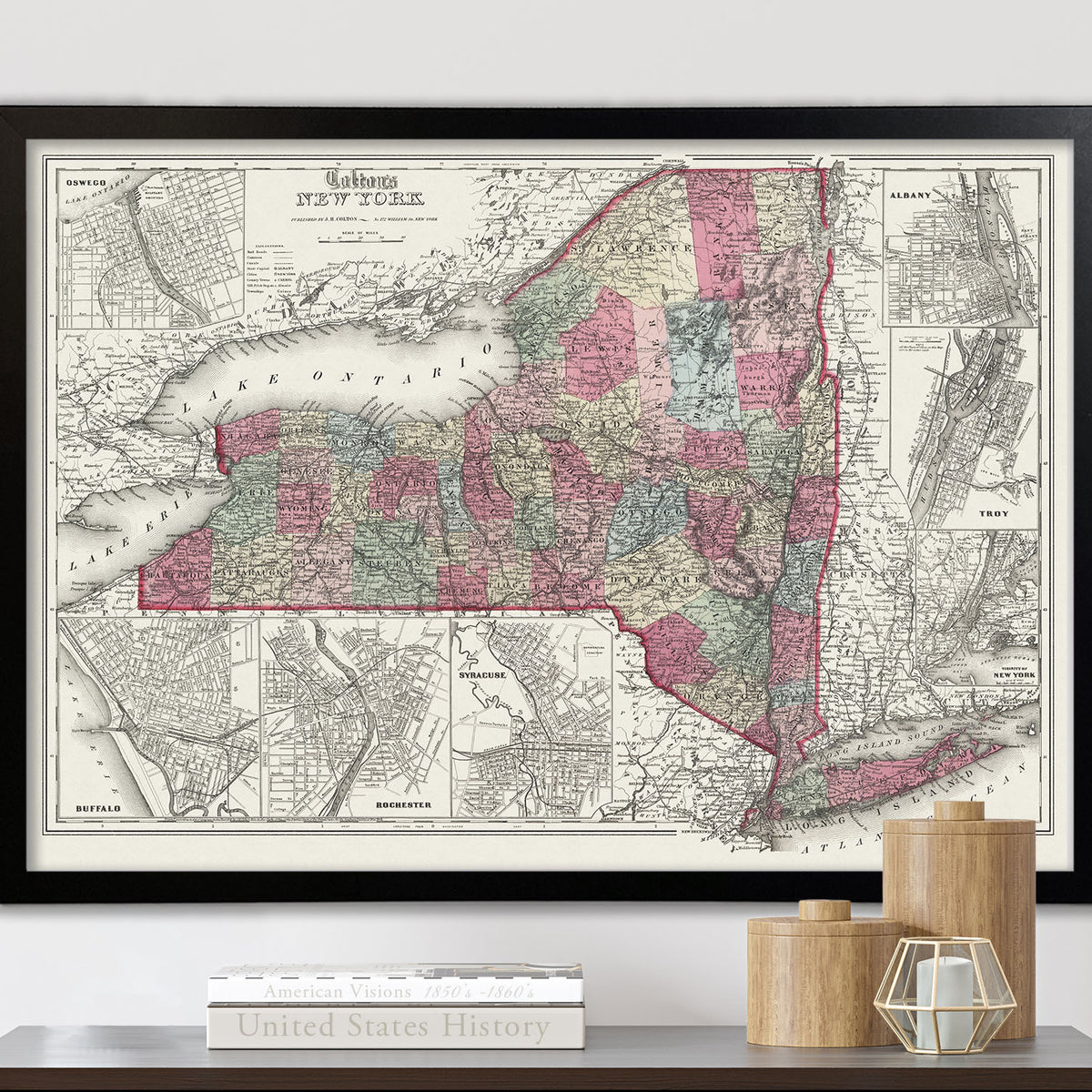 Historic New York Map – GeoJango Maps