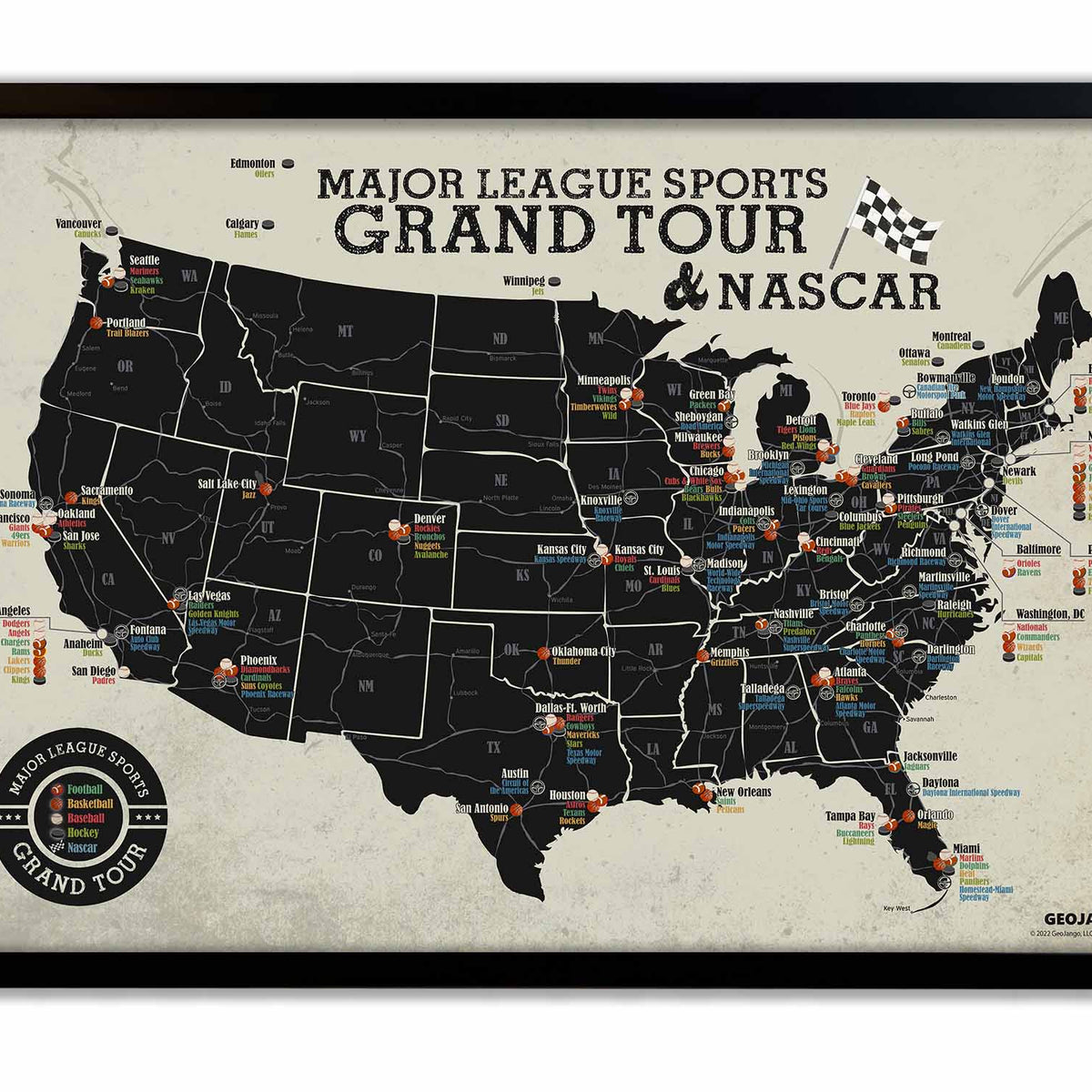 Grand Tour 5 Sports Stadium Map – GeoJango Maps