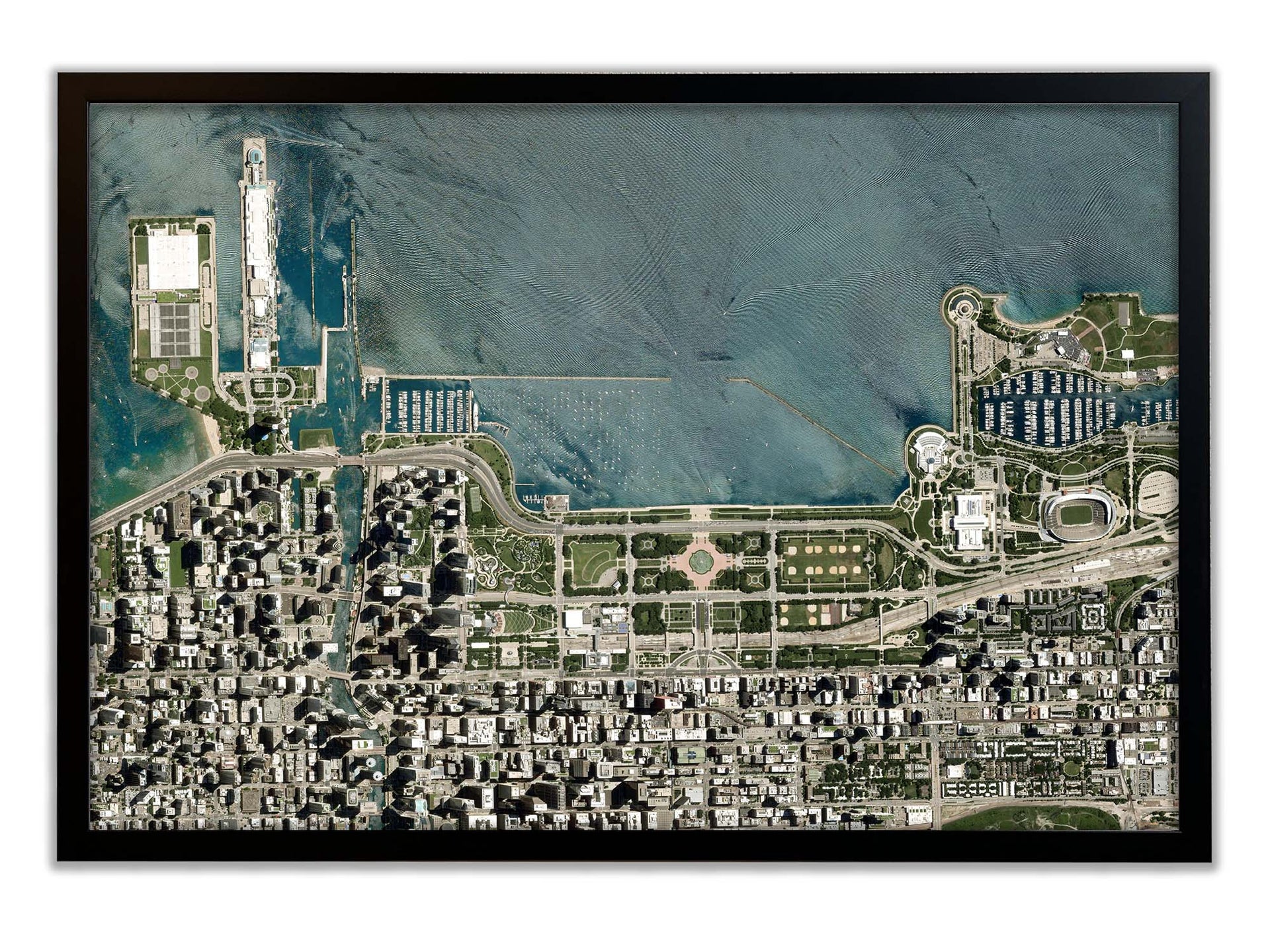 Chicago Waterfront Photo | Navy Pier Print – GeoJango Maps