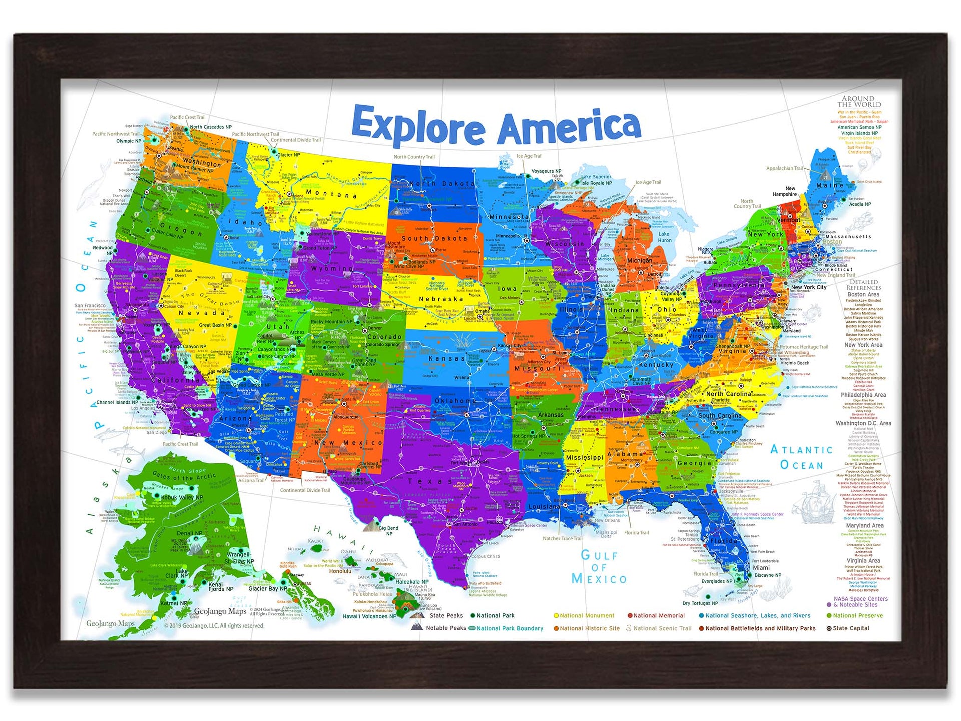USA Map For Education - Seuss Edition – GeoJango Maps
