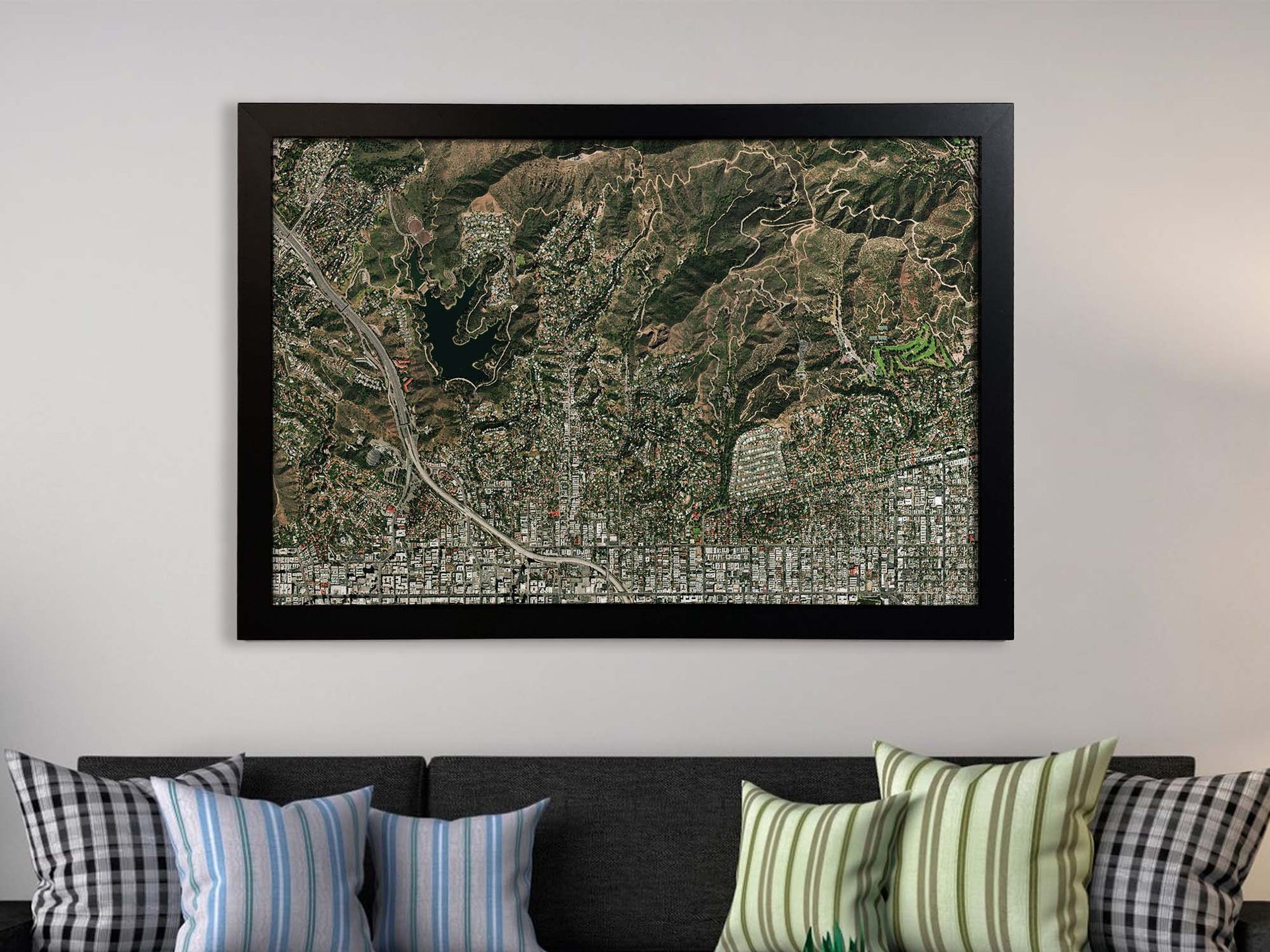 Hollywood Hills Aerial Photo – GeoJango Maps
