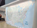 Electric Power Transmission Grid Map and Power Plants in the USA ...