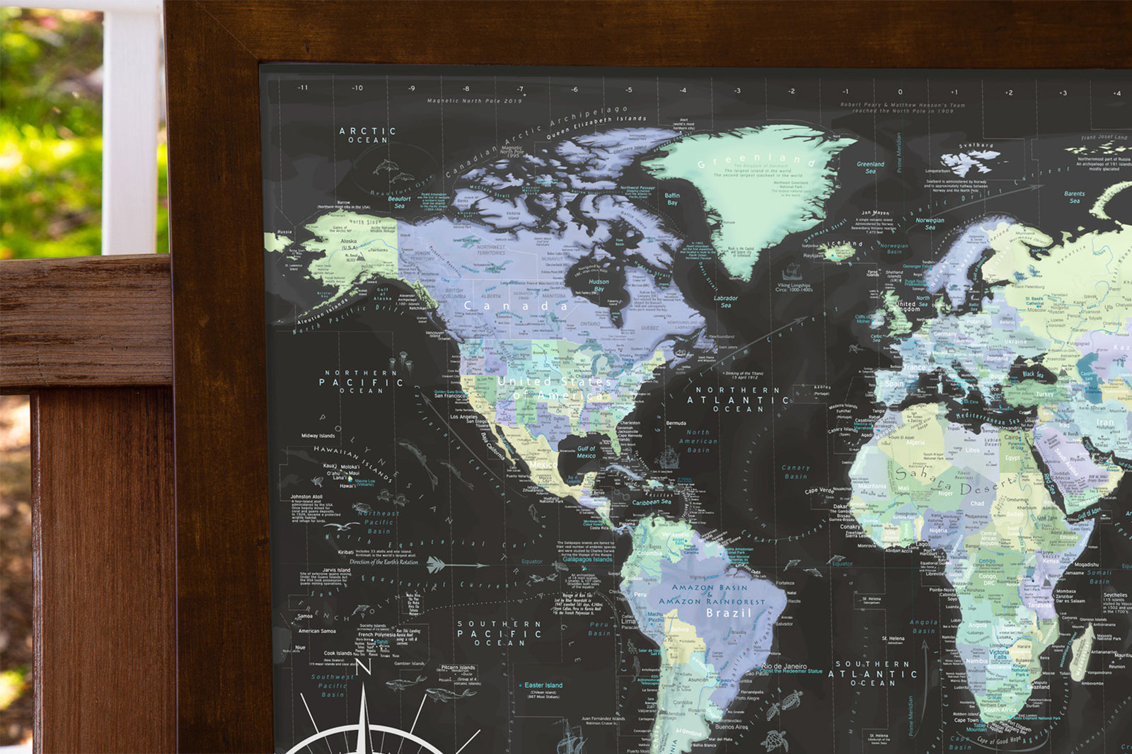 World travel map – GeoJango Maps