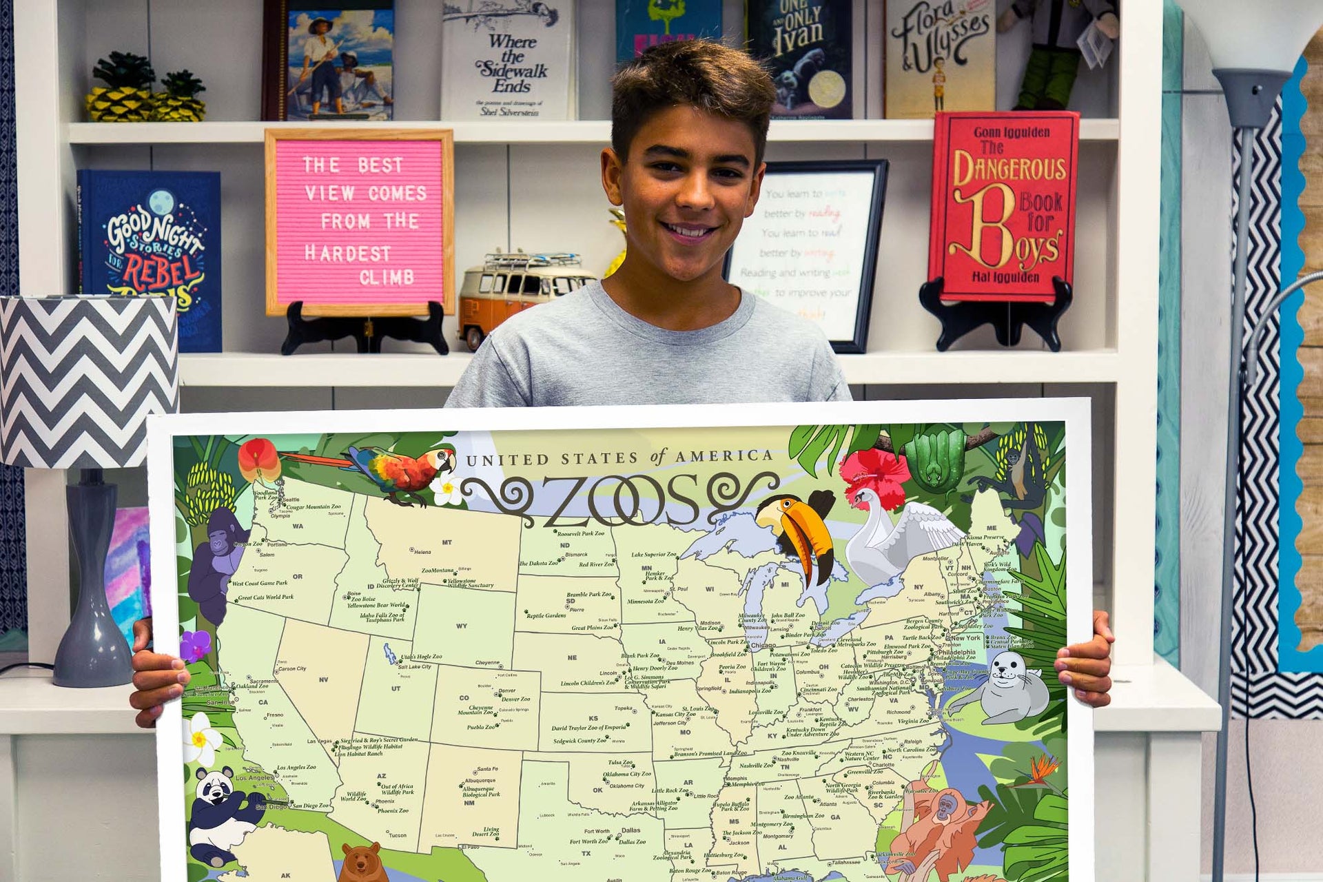 Map of Best Zoos in the USA – GeoJango Maps