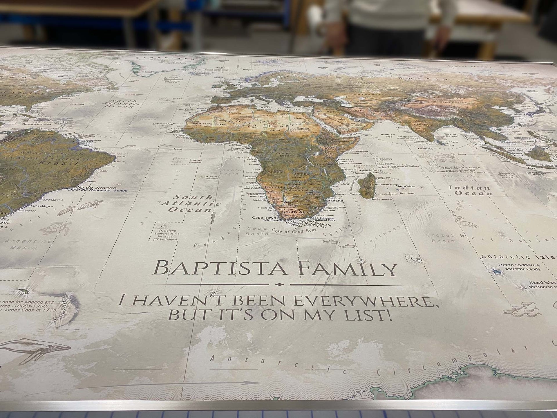 Giant Wall Map for Luxury Home or Office - Interior Design – GeoJango Maps