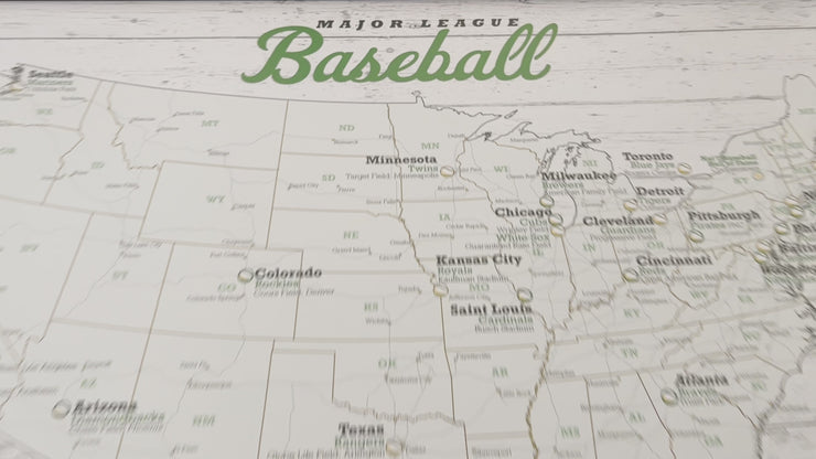 Baseball Stadium Travel Tracker – GeoJango Maps