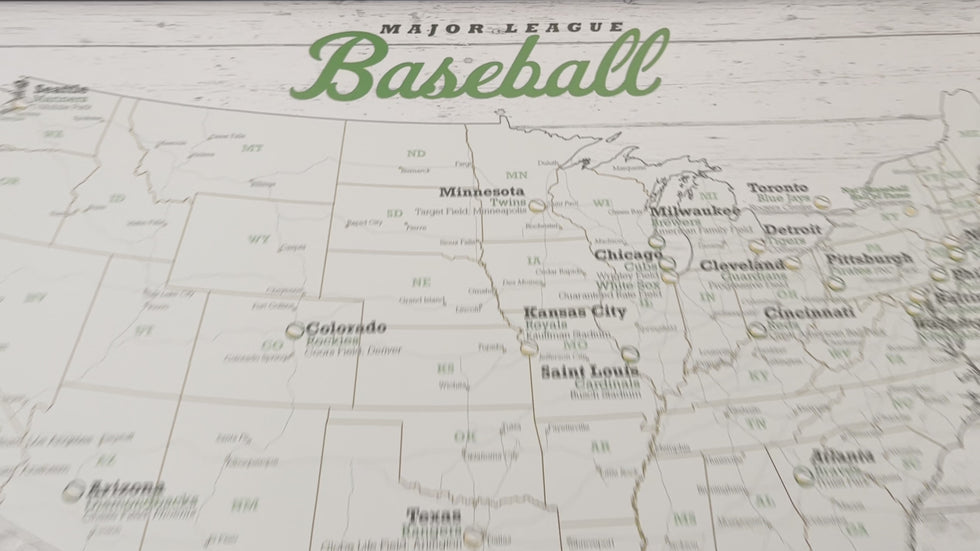 Baseball Stadium Travel Tracker – GeoJango Maps