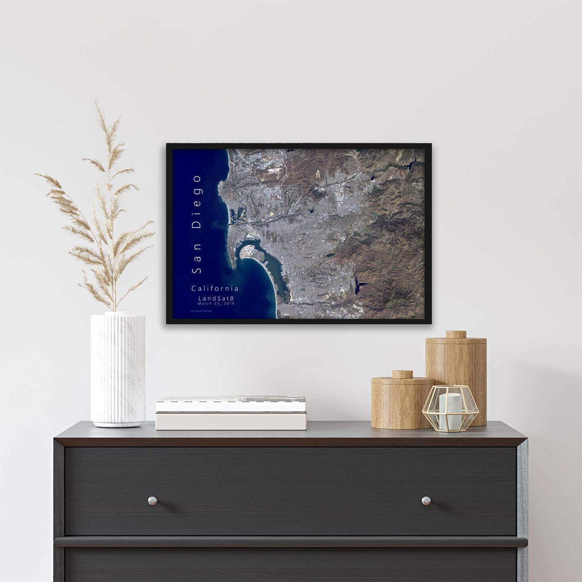 San Diego Satellite Map – GeoJango Maps