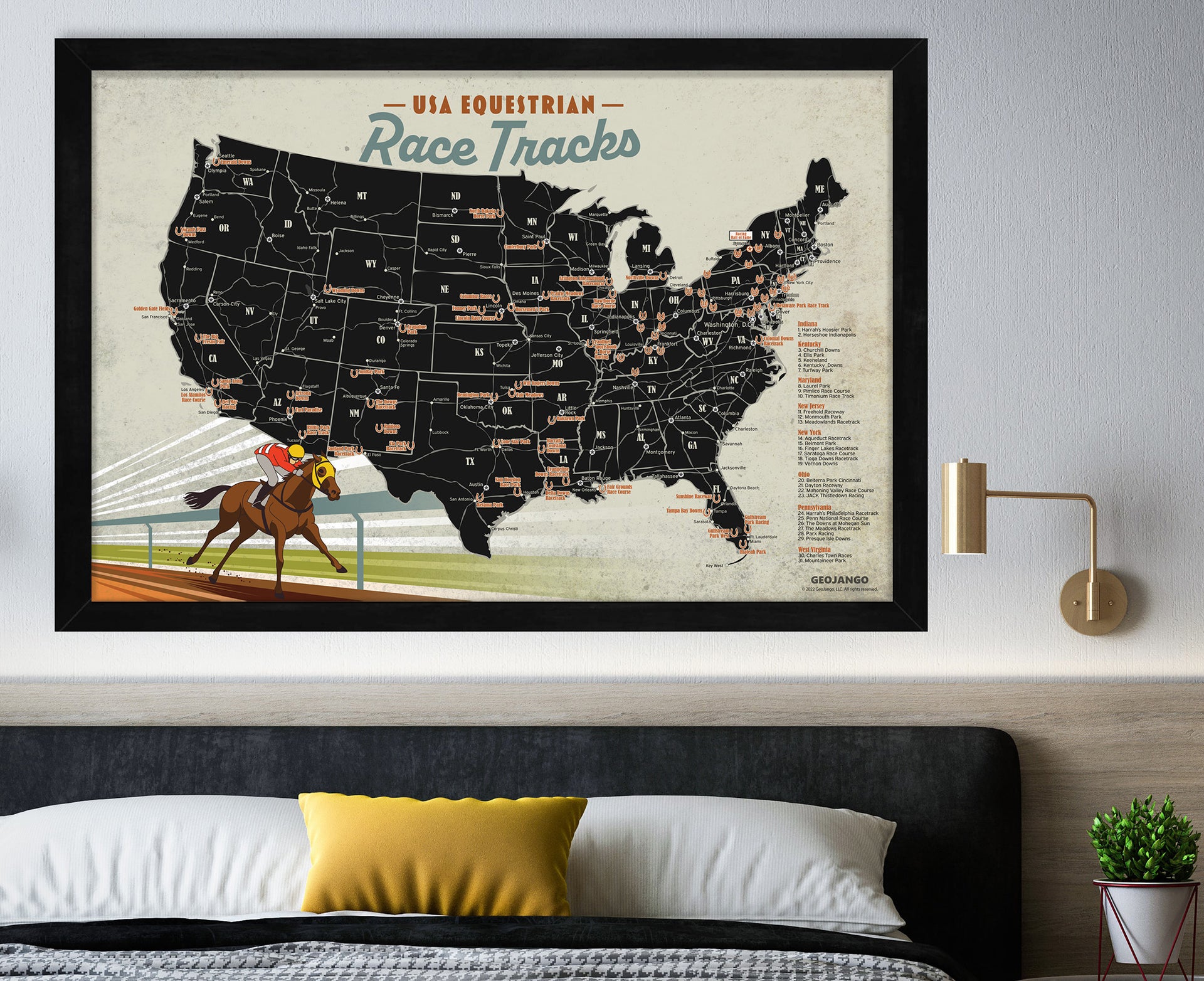 Horse Racing Tracks in USA – GeoJango Maps