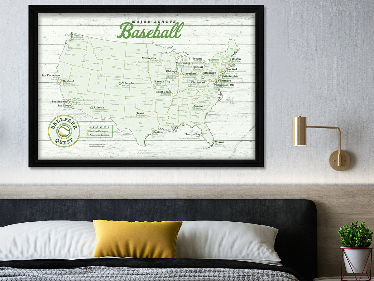 Baseball Stadium Travel Tracker – GeoJango Maps