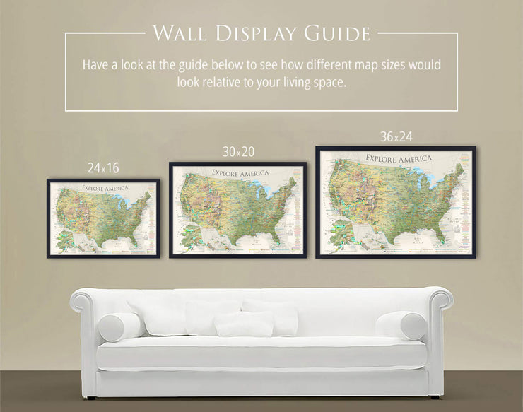 Nautilus USA Map - National Parks Push Pin Travel Map – GeoJango Maps