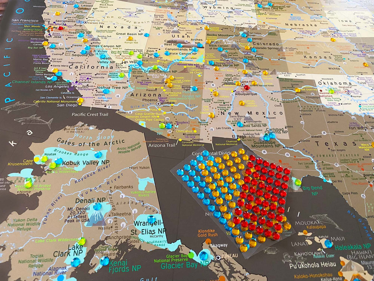 Map Gem Stickers – GeoJango Maps