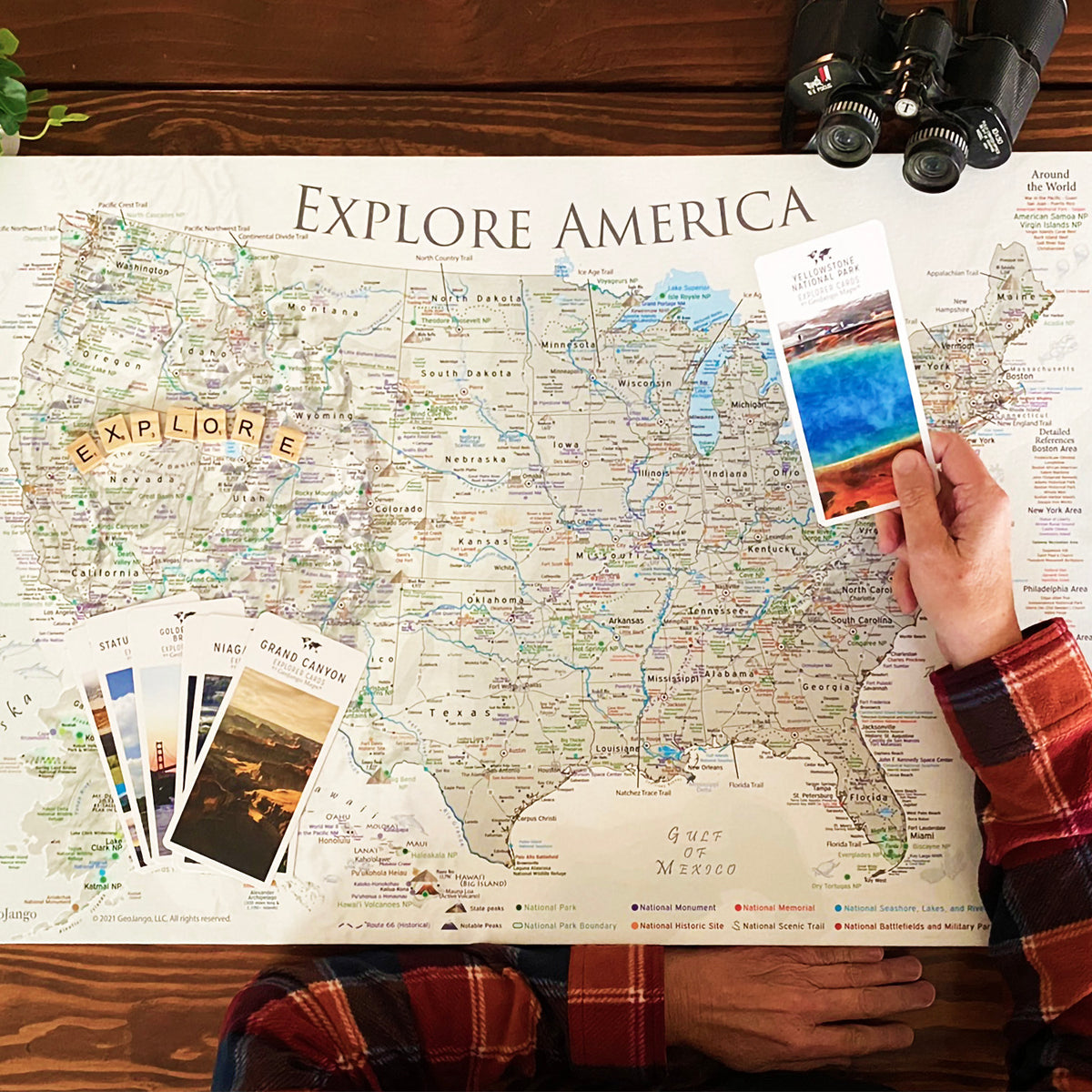 Map of the United States - US Push Pin Map – GeoJango Maps