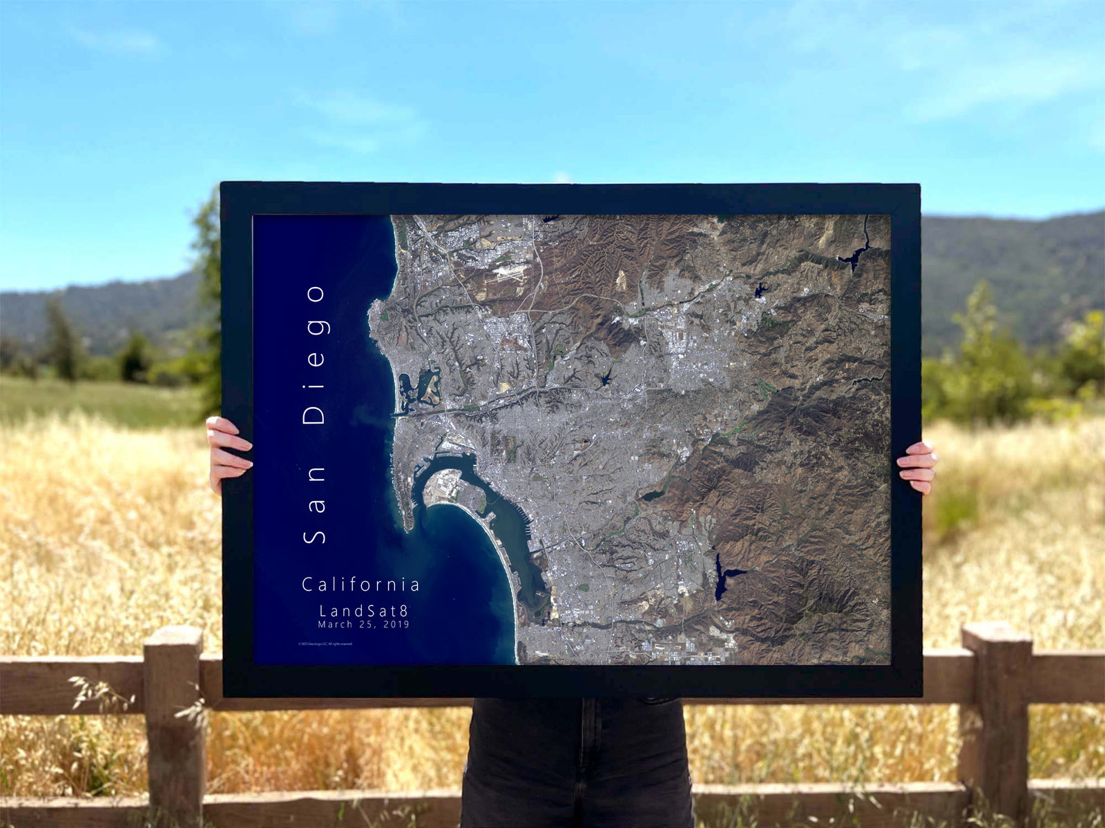 San Diego Satellite Map – GeoJango Maps