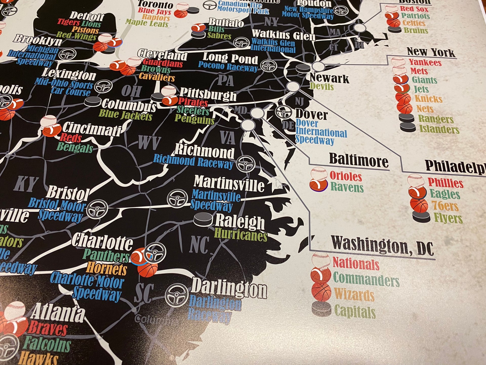 Grand Tour 5 Sports Stadium Map – GeoJango Maps