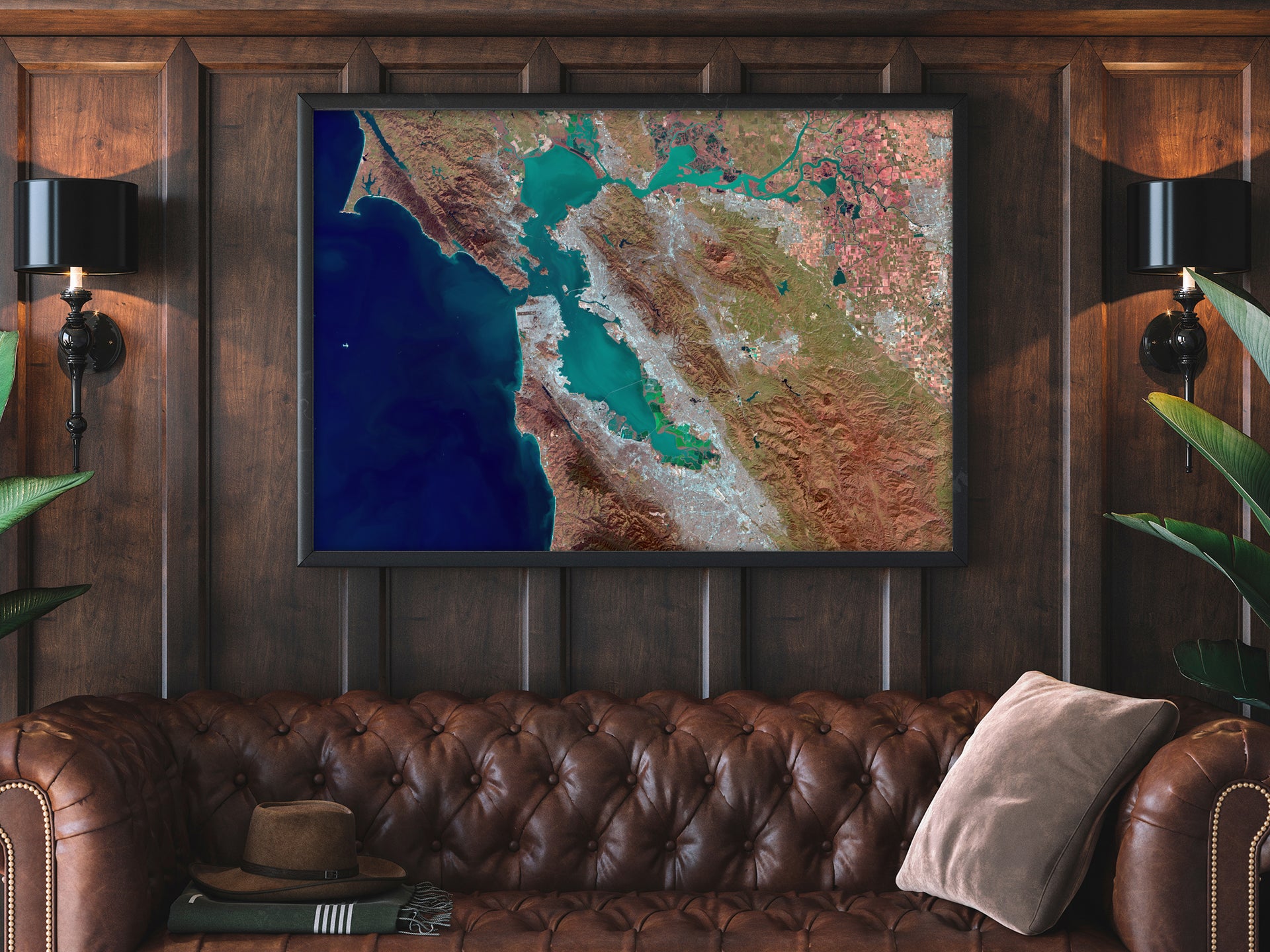 San Francisco Satellite Map – GeoJango Maps