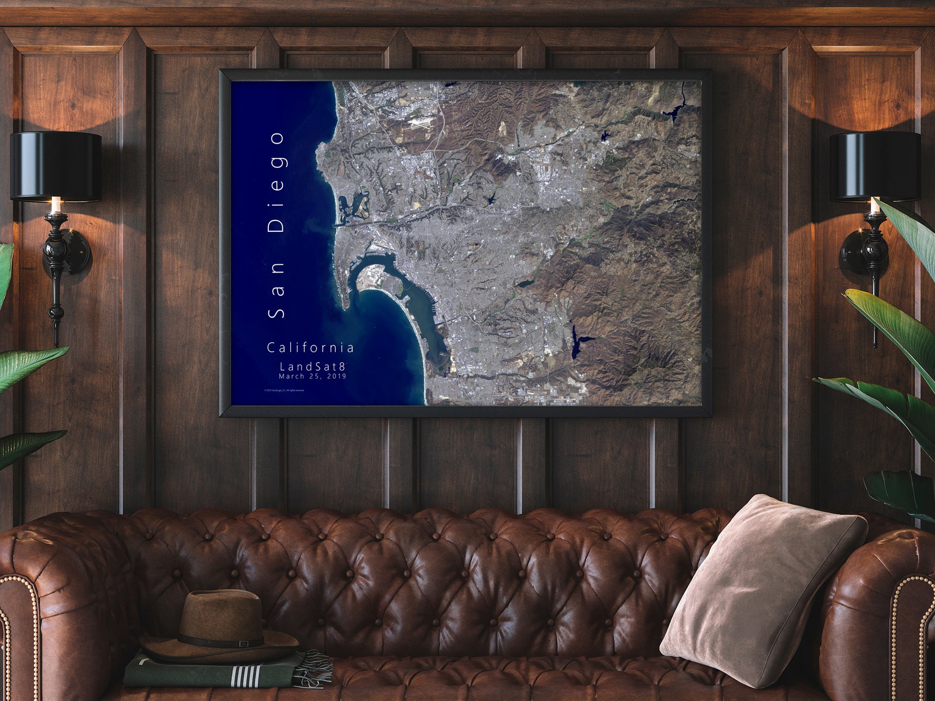 San Diego Satellite Map – GeoJango Maps