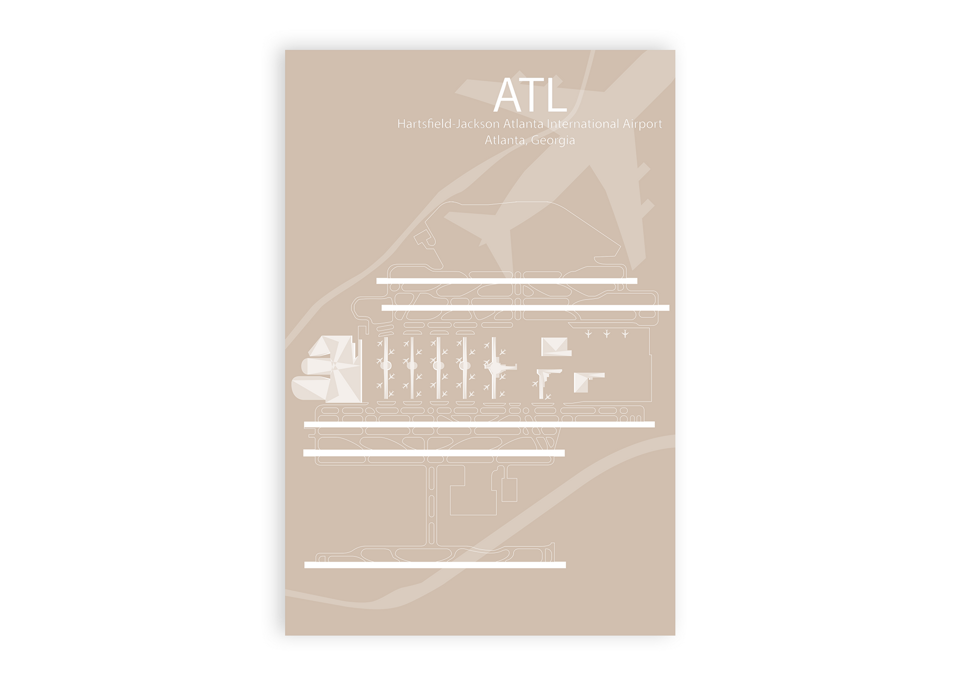 ATL Hartsfield-Jackson Atlanta Airport Map – GeoJango Maps