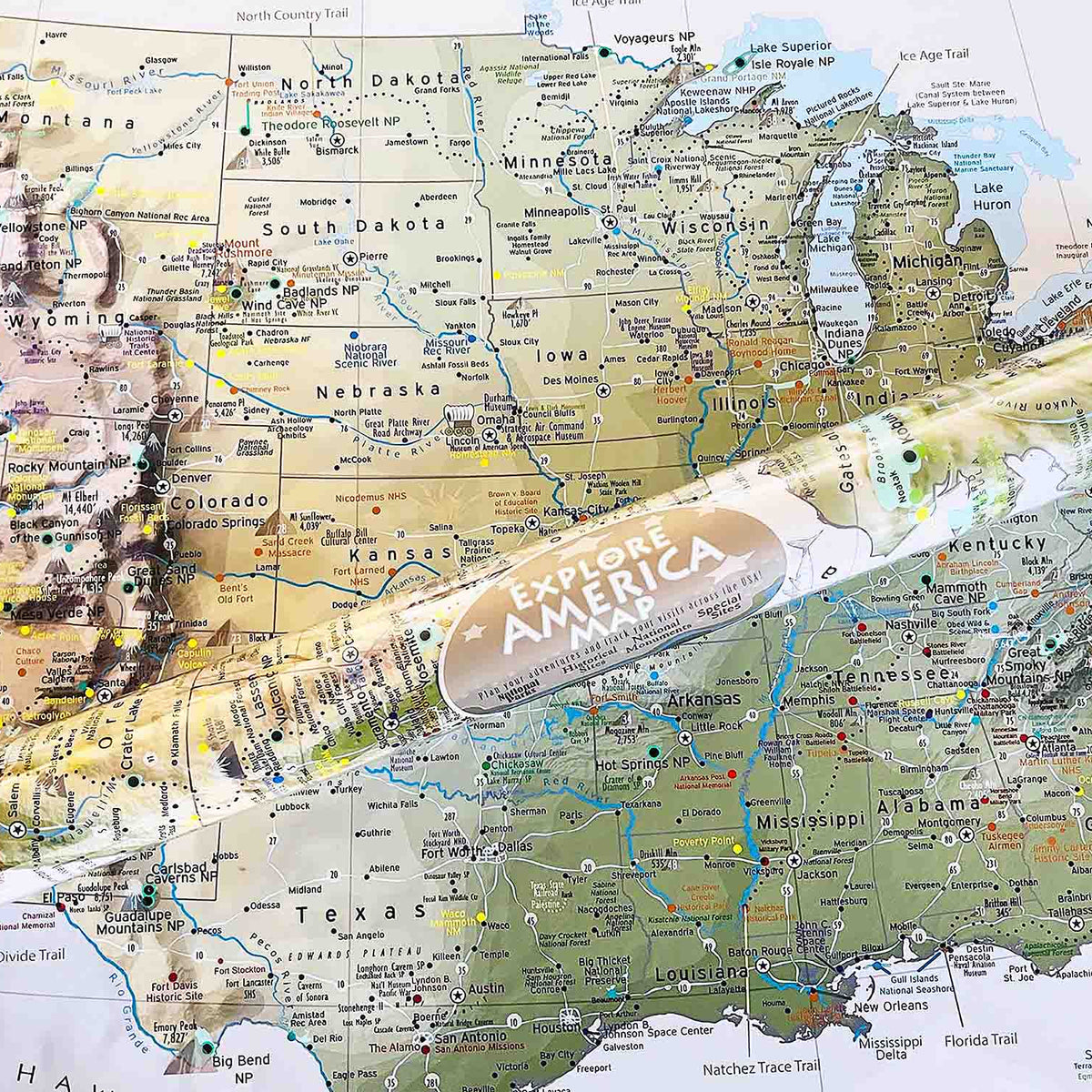 Wholesale National Parks Map - Nautilus Edition Bundled Case – GeoJango ...