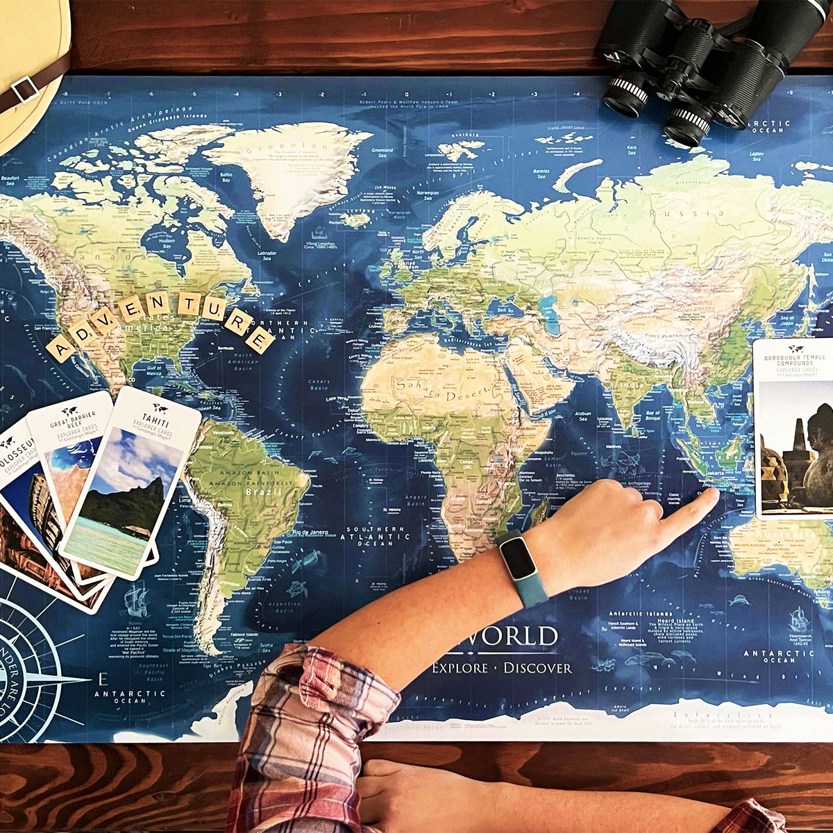 Modern World Push Pin Map: Voyager 1 Edition – GeoJango Maps