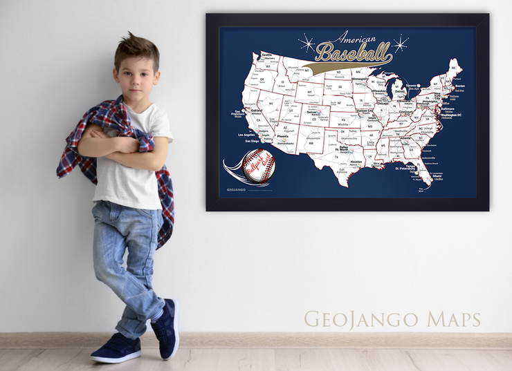 Baseball Stadium Map Milwaukee Brewers – GeoJango Maps