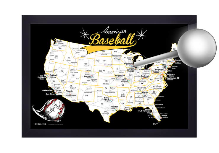 Pittsburgh Pirates Baseball Stadium Map – GeoJango Maps