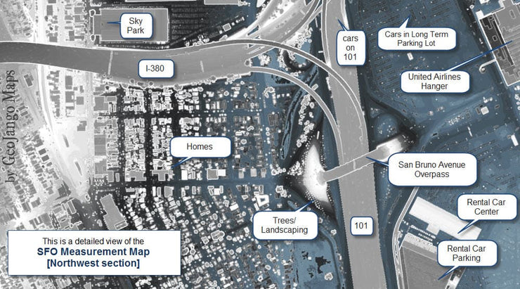SFO Airport Runway Diagram Map – GeoJango Maps